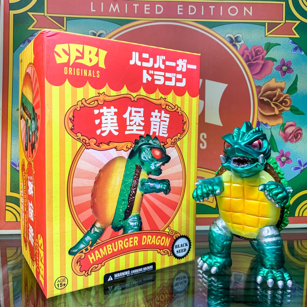 SFBI Originals Hamburger Dragon, Hobbies & Toys, Toys & Games on Carousell