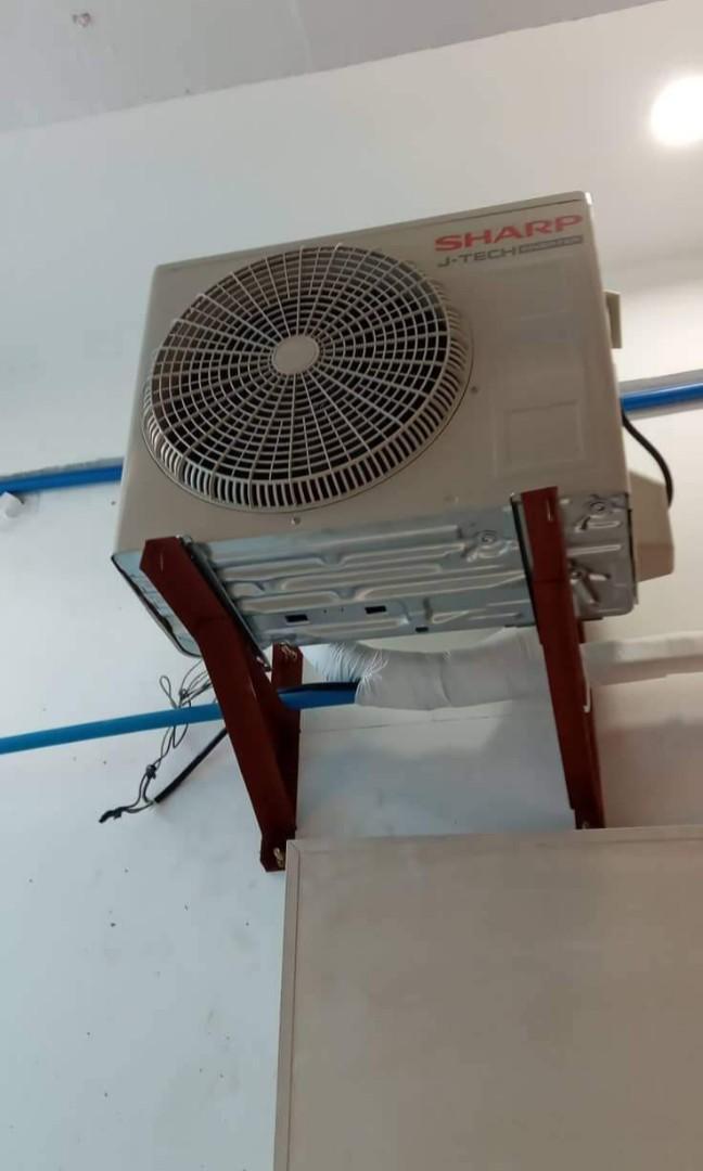 sharp j tech split type inverter Aircon with free installation brand ...