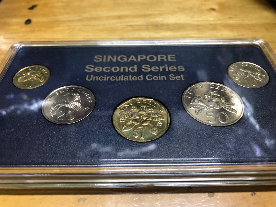 Singapore second and third series uncirculated coin set, Hobbies & Toys ...