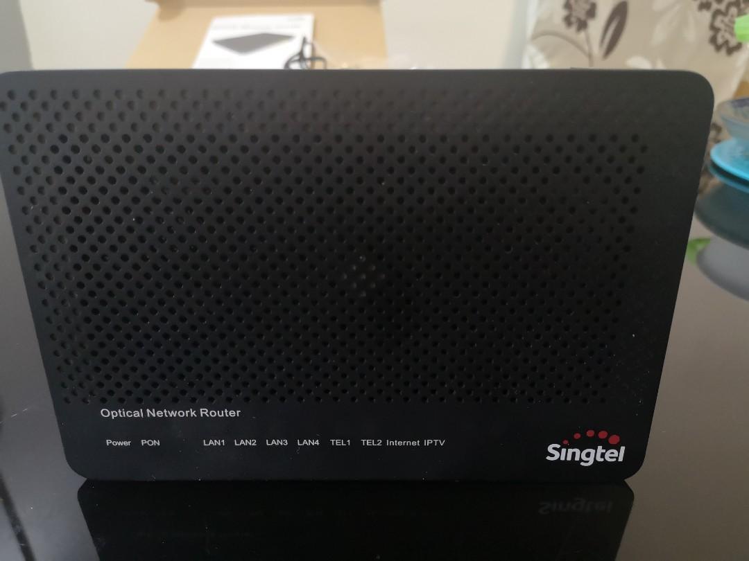 Singtel Optical Network Router, Computers & Tech, Parts & Accessories ...