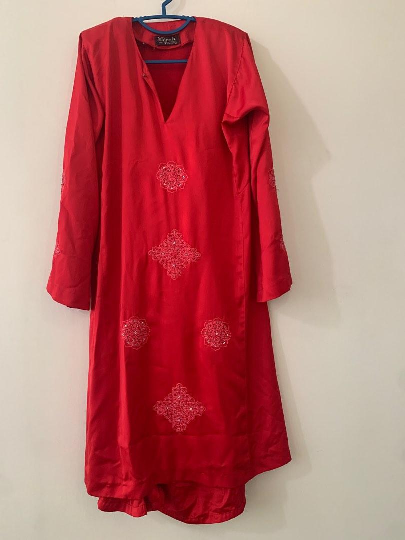 Sireh pinang kurung set, Women's Fashion, Muslimah Fashion, Baju Kurung ...