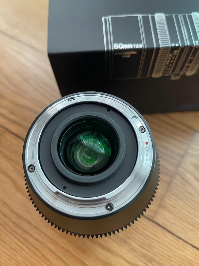 Sirui 50mm 1.6x Anamorphic Full Frame Lens (RF Mount), Photography ...