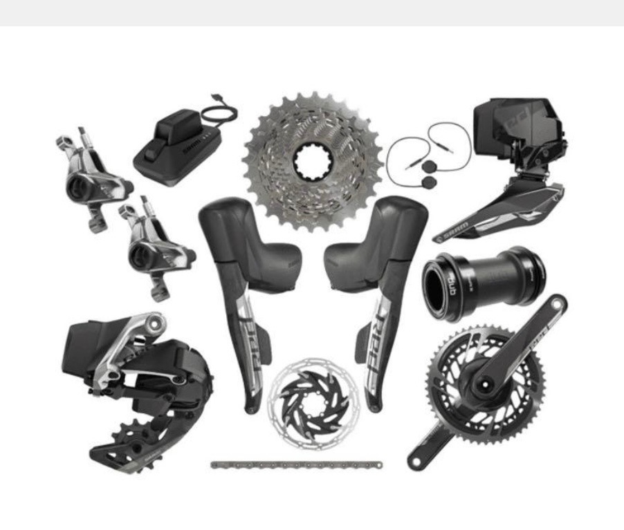 SRAM Red eTap AXS Groupset with Power Meter, Sports Equipment, Bicycles & Parts, Bicycles on ...