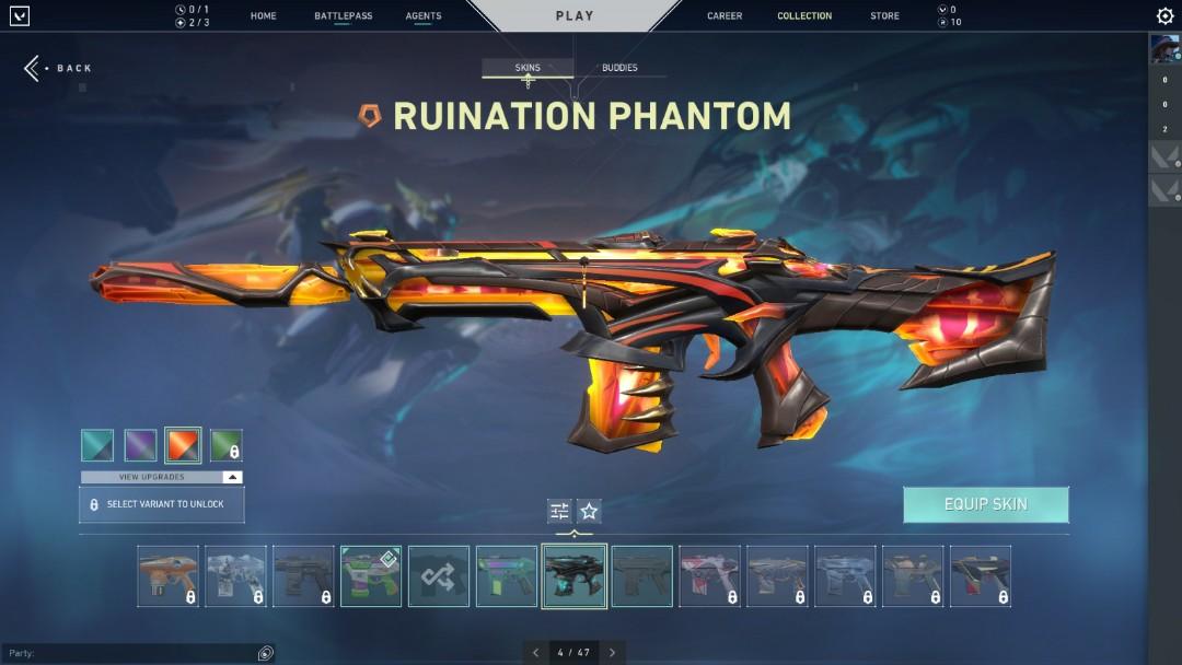 Stacked Valorant Account | SoL Bundle | Ruination bundle etc., Video ...