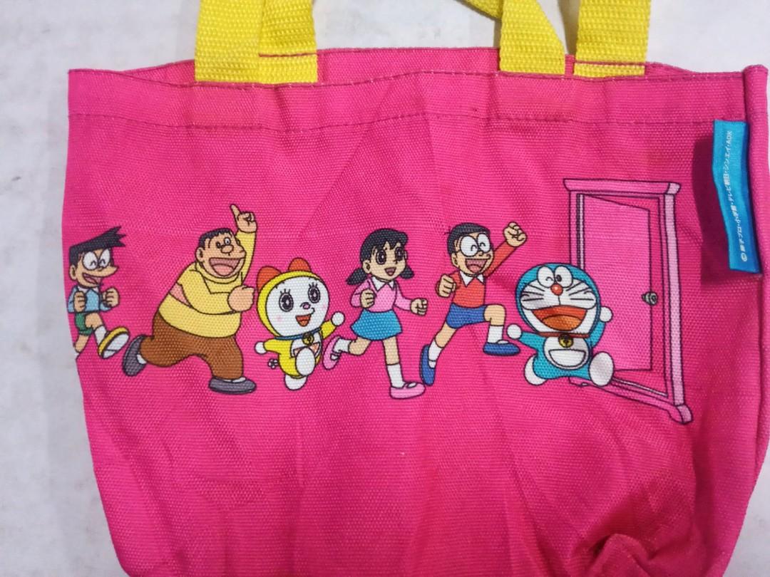 Suntory X Doraemon & Friends Pink Small Tote Bag., Women's Fashion, Bags & Wallets, Tote Bags on ...