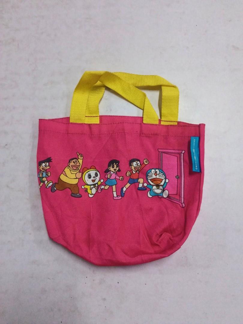 Suntory X Doraemon & Friends Pink Small Tote Bag., Women's Fashion, Bags & Wallets, Tote Bags on ...