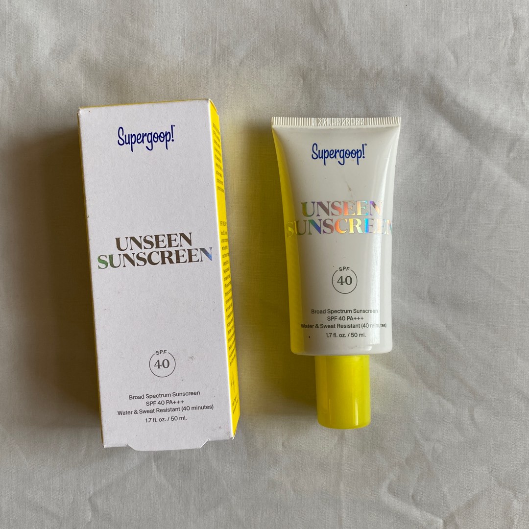 Supergoop unseen sunscreen, Beauty & Personal Care, Face, Face Care on ...