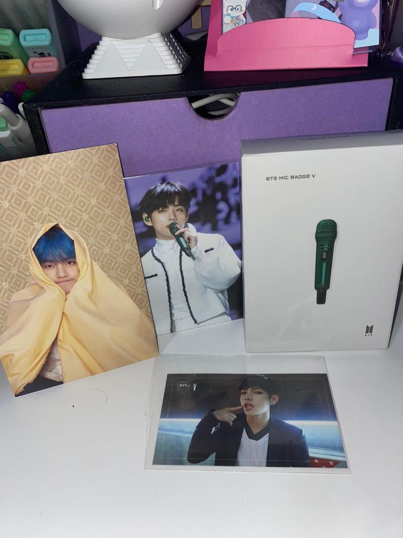 TAEHYUNG BTS PC SET AND EXCLUSIVE HYBE INSIGHT MIC PIN, Hobbies & Toys ...