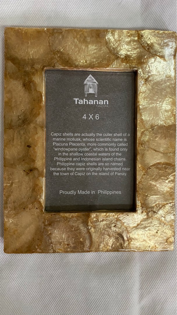 Tahanan by Kultura Capiz shell picture photo frame, Furniture & Home ...