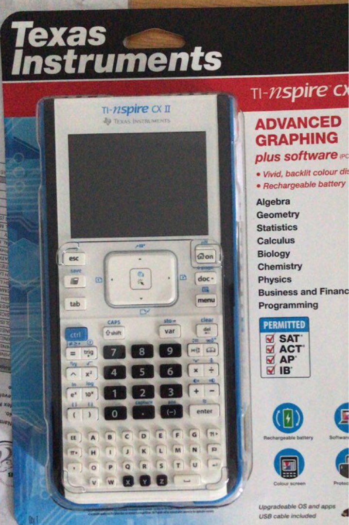Texas Instruments Ti Inspire CX II Graphing Calculator, Computers ...