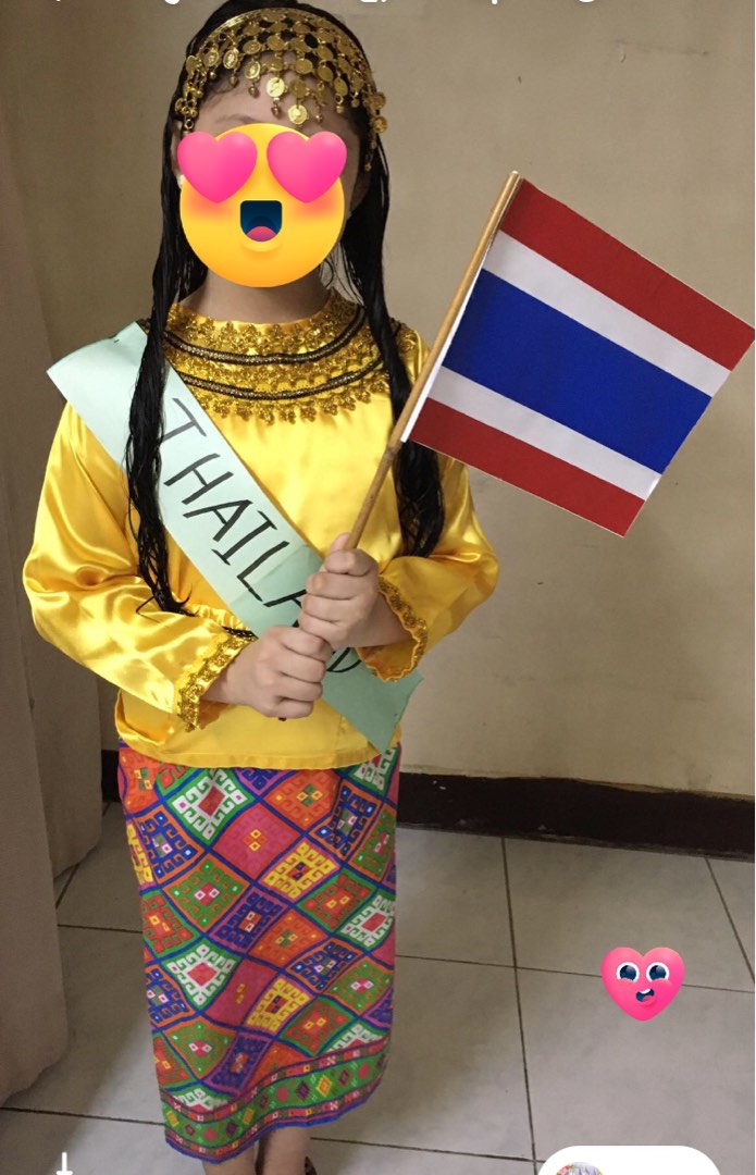 Thailand Costume United Nation, Babies & Kids, Babies & Kids Fashion on Carousell