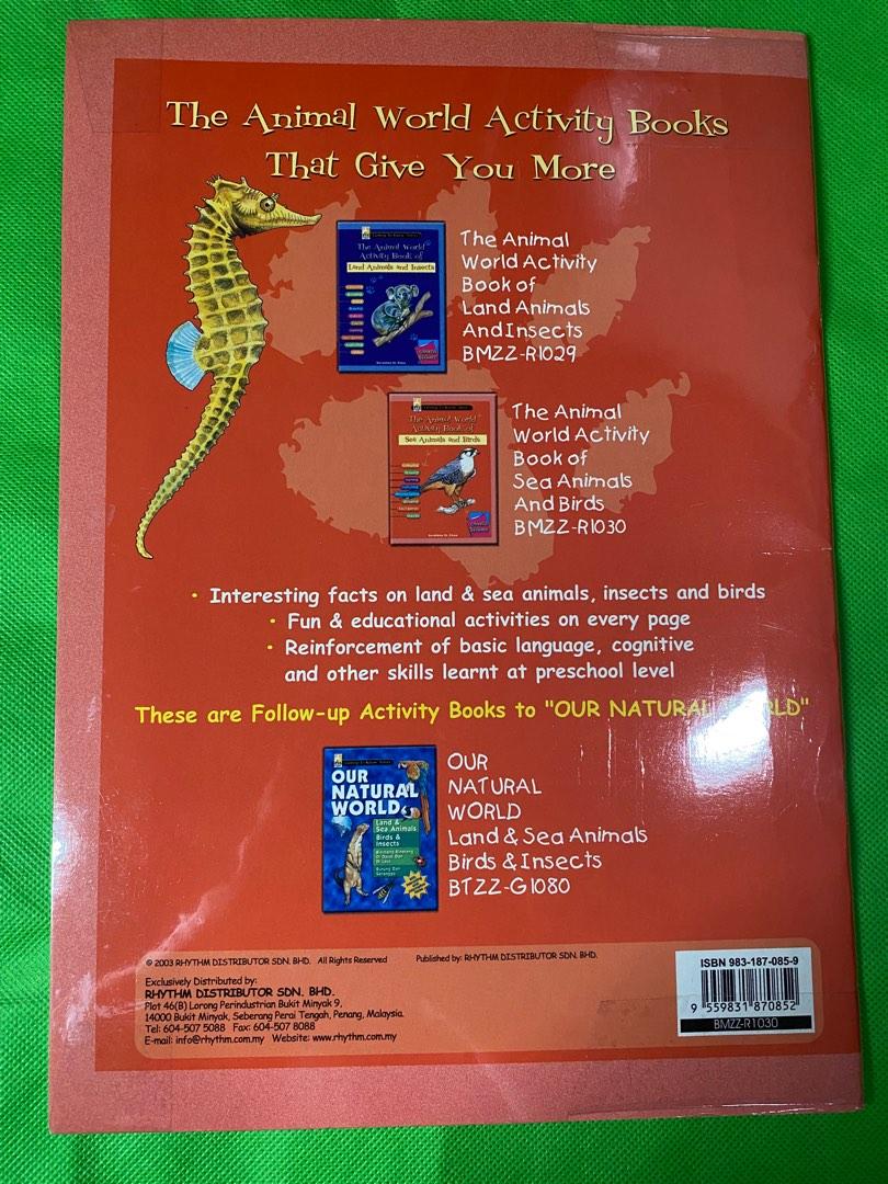 THE ANIMAL WORLD OF ACTIVITY BOOK OF SEA ANIMALS AND BIRDS, Hobbies ...