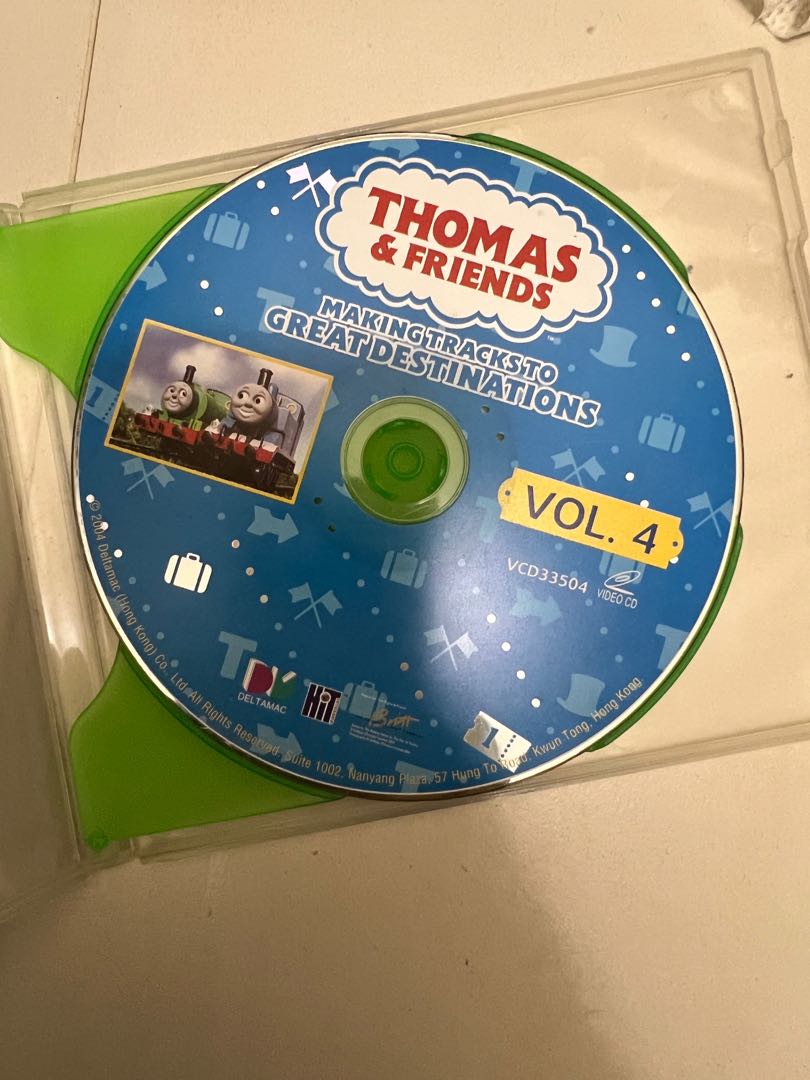 Thomas & friends vcd x 2, 興趣及遊戲, 音樂樂器 & 配件, 音樂與媒體 - CD 及 DVD - Carousell