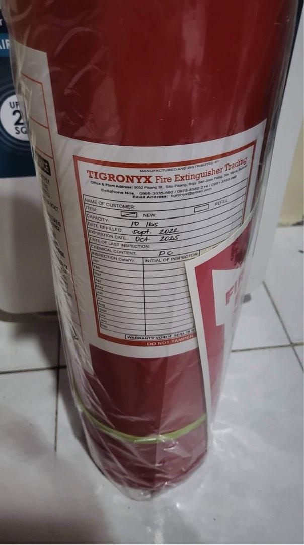 Tigronyx Fire Extinguisher ABC Dry Chemical 10LBS, Commercial ...