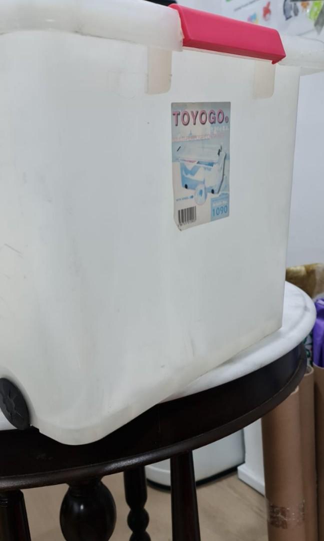 Toyogo box with wheels, Furniture & Home Living, Home Improvement ...