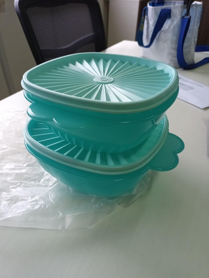 Tupperware Salad Bowl 2 set, Furniture & Home Living, Kitchenware ...