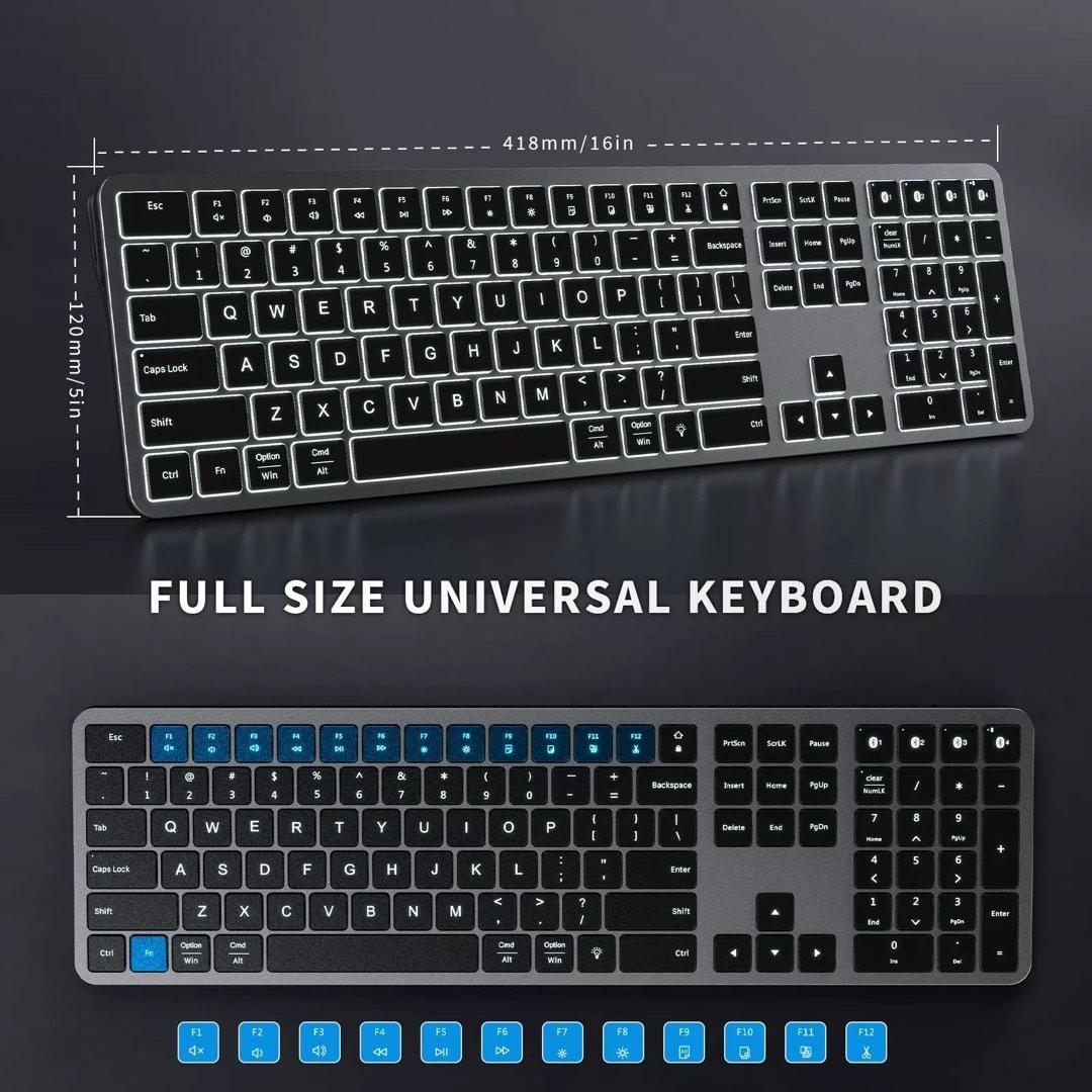 Ultra Slim Ergonomic Keyboard | RGB Keyboard | Silent Keyboard | Magic Keyboard | Wireless ...