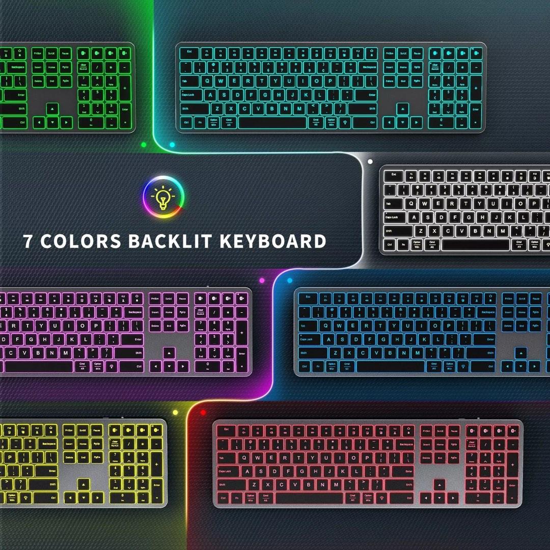 Ultra Slim Ergonomic Keyboard | RGB Keyboard | Silent Keyboard | Magic Keyboard | Wireless ...