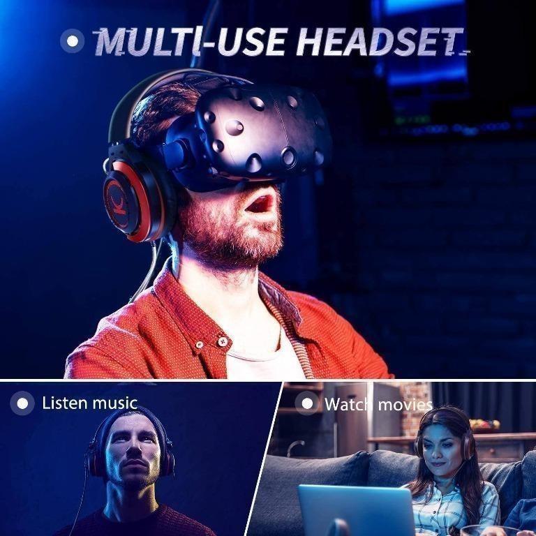 Vankyo Cm7000 commander gaming headset, Audio, Headphones & Headsets on ...