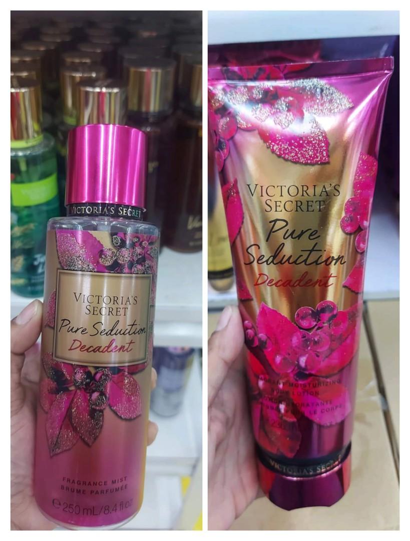 Victoria's Secret Pure Seduction Decadent lotion&Perfume, Beauty & Personal Care, Fragrance ...