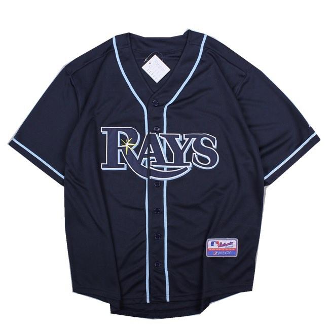Vintage Baseball Jersey Team Rays, Men's Fashion, Tops & Sets, Tshirts ...