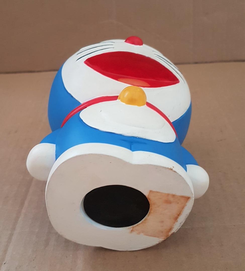 Vintage Doraemon Coin Bank, Doraemon Figurine, Original 1970 Figure ...