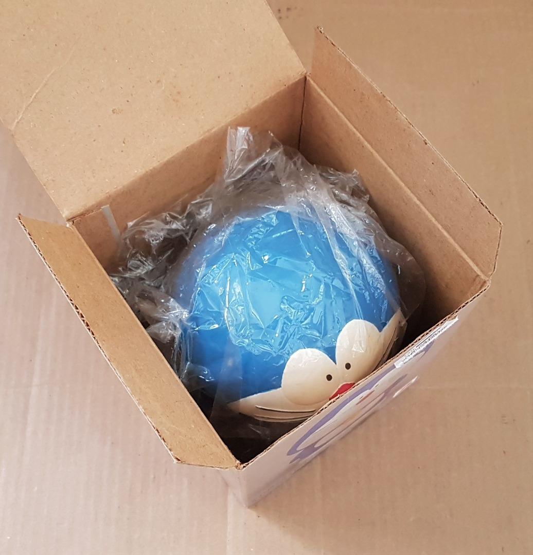 Vintage Doraemon Coin Bank, Doraemon Figurine, Original 1970 Figure ...