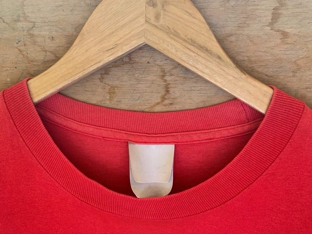Vintage Nike shirt (red-white swoosh) y2k early 2000s gray tag, Men's ...
