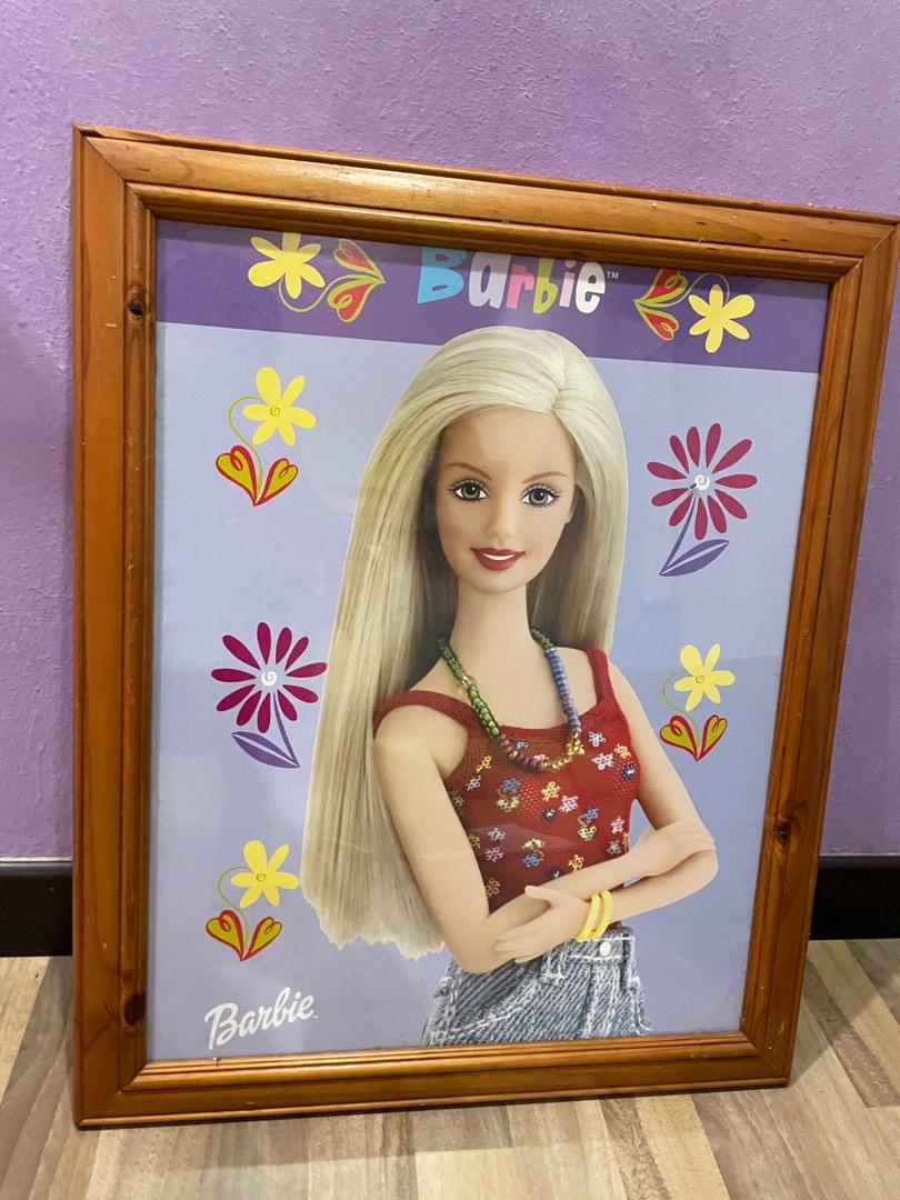 Vintage pine frame barbie picture, Hobbies & Toys, Collectibles ...
