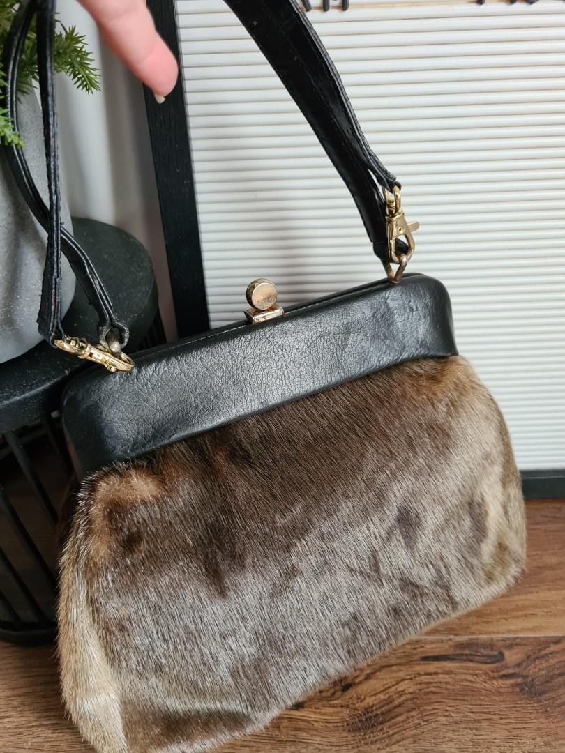 Vintage Seal skin bag, Women's Fashion, Bags & Wallets, Tote Bags on ...