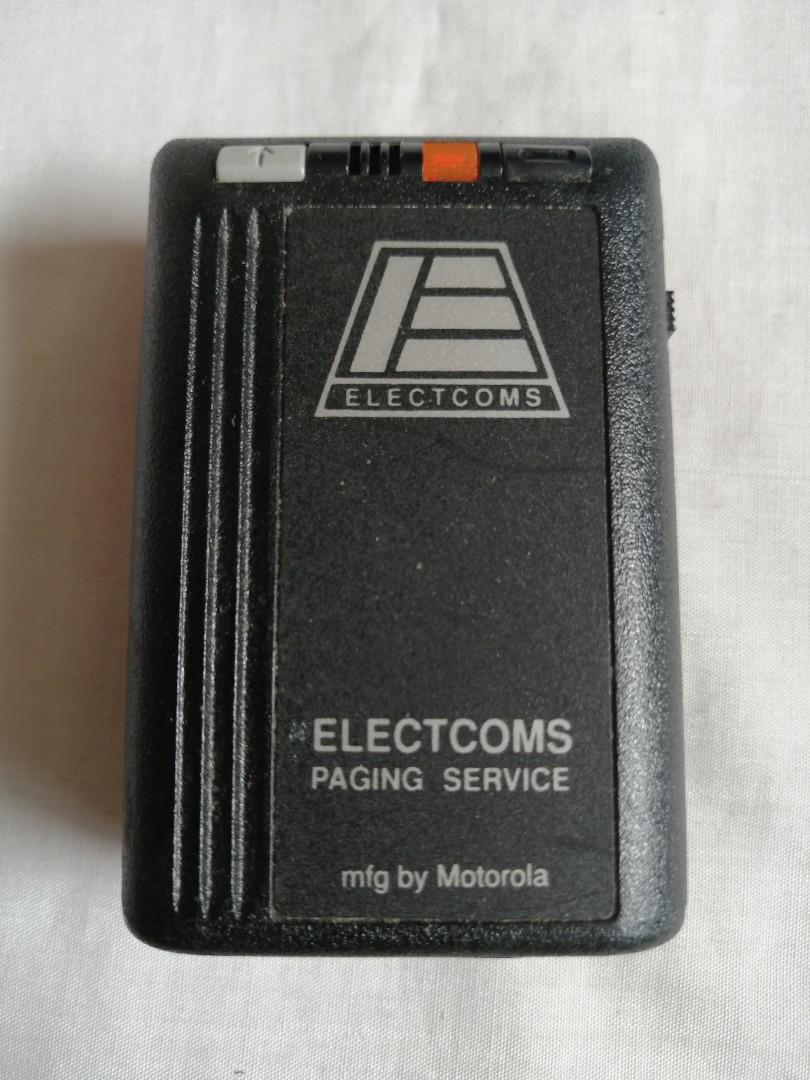 Vintage Singapore Electcoms Paging Service Motorola Pager, Hobbies ...