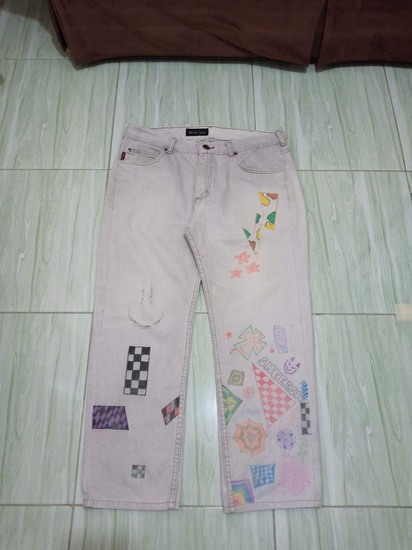 Vintage Wrangler Pants (customized), Men's Fashion, Bottoms, Jeans on ...