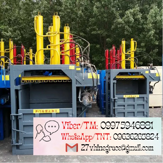 Waste Paper Baling Press Machine/Vertical Hydraulic plastic scrap ...