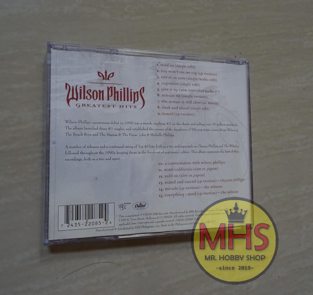 Wilson Phillips Greatest Hits CD (100% Original Copy), Hobbies & Toys ...