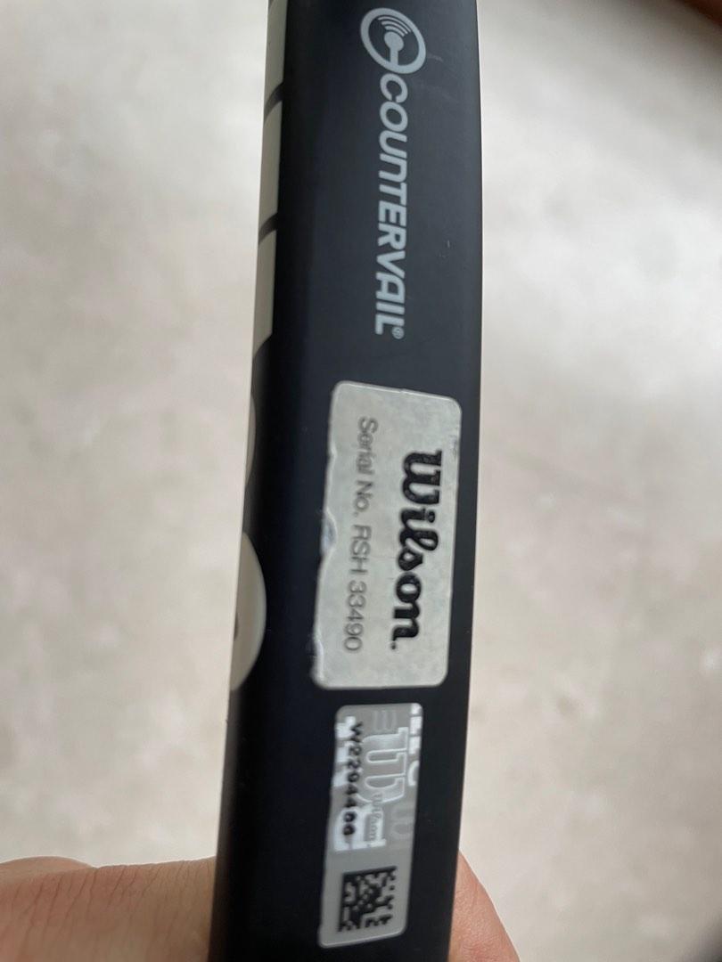 Wilson pro staff v12 315g G 4 1/4, Sports Equipment, Sports & Games ...