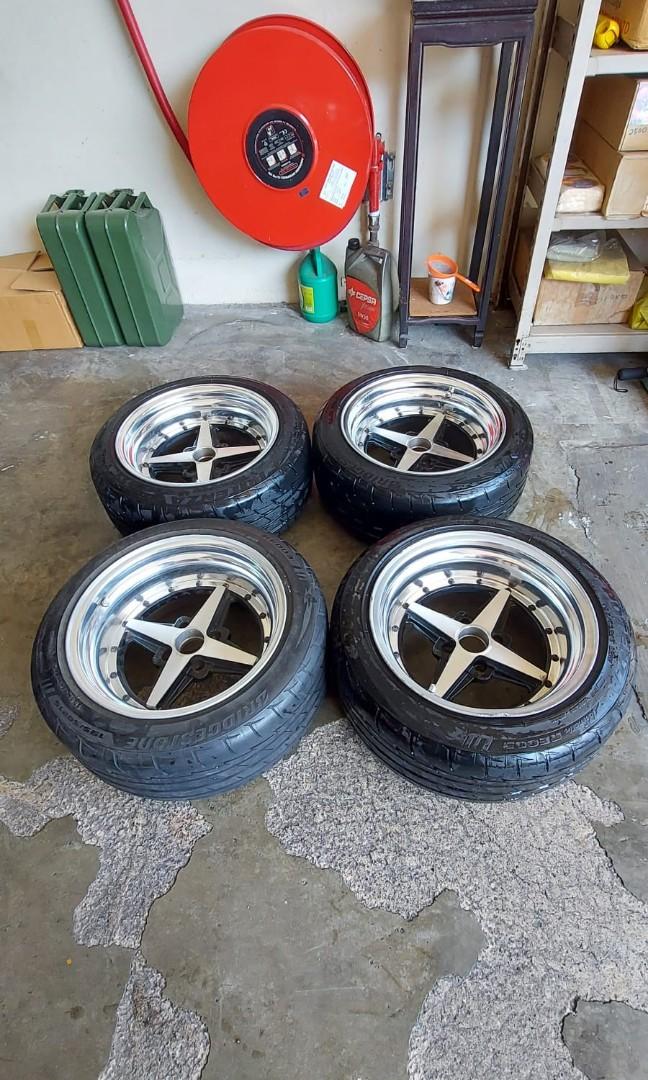 WORK Equip 01 AUTHENTIC, Car Accessories, Tyres & Rims on Carousell