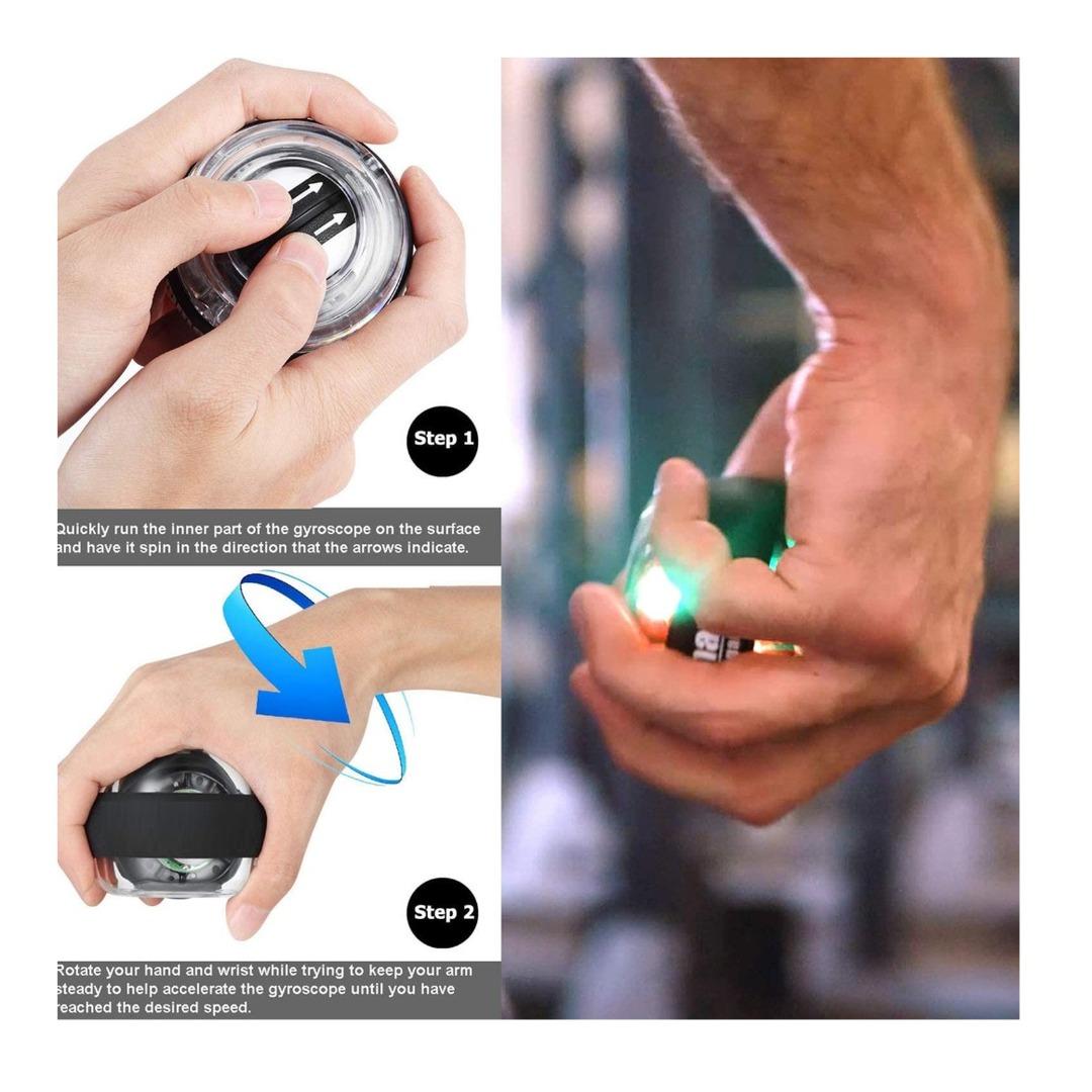 Wrist Trainer Powerball Arm Strengthener Essential Gyroscopic Wrist ...