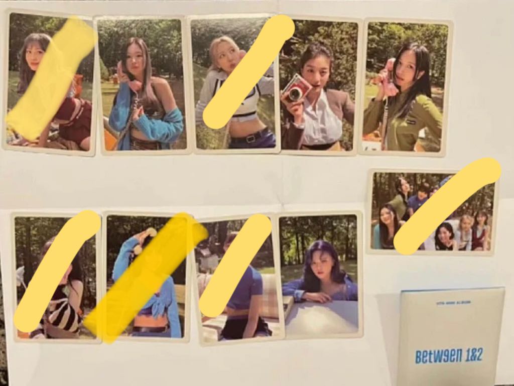 wts twice between 1&2 POB PCs Momo Sana Nayeon Jihyo Chaeyoung Tzuyu Jeongyeon Mina Dahyun ...