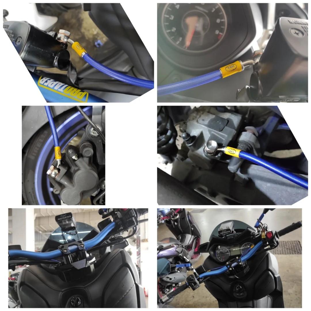 XMAX NAKED SETUP + HEL BRAKE HOSE, Motorcycles, Motorcycle Accessories ...