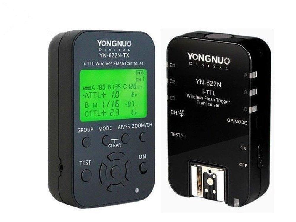 YONGNUO YN622N-Kit YN622N Wireless i-TTL Flash Trigger Kit with LED ...