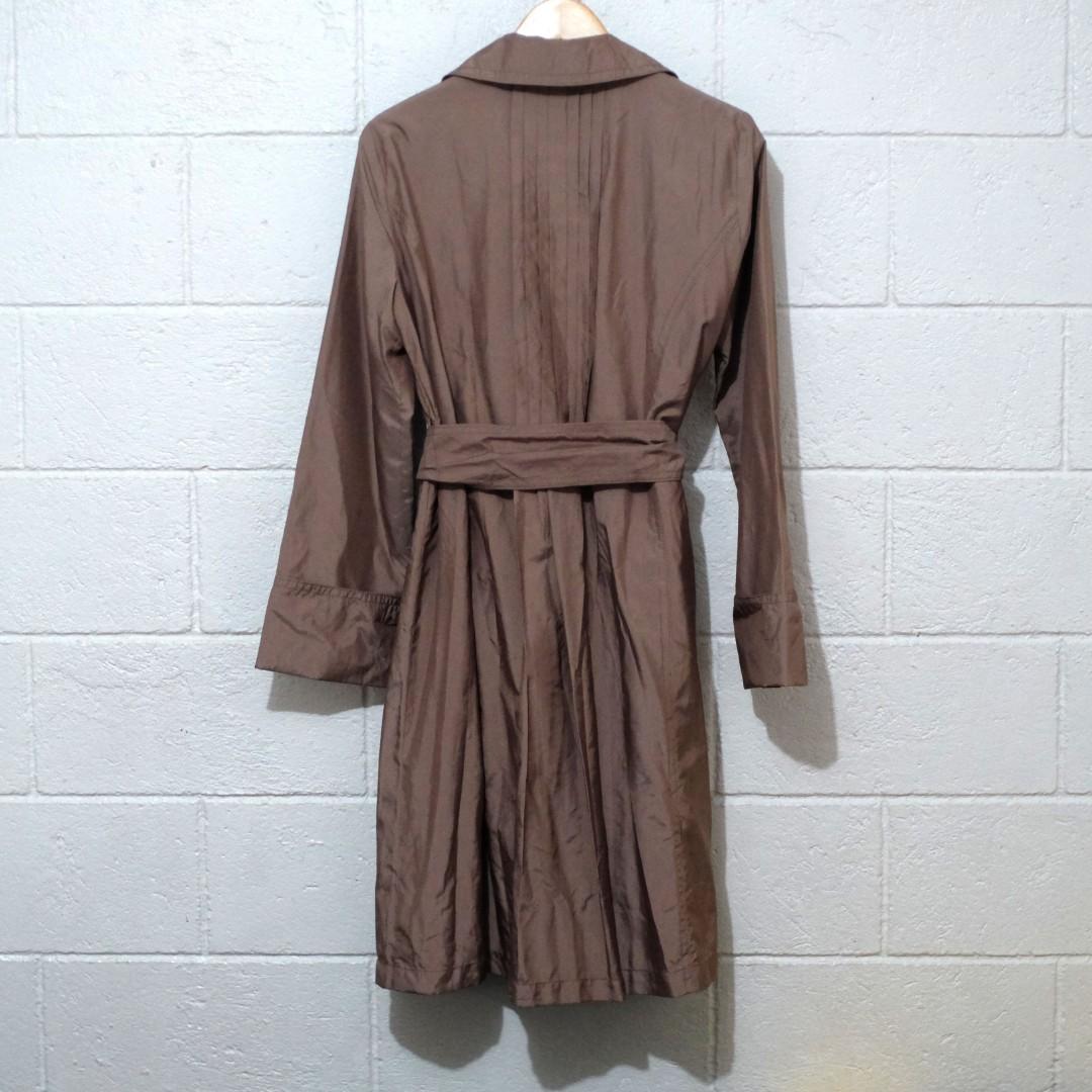 Zara Basic Brown Trench Coat, Women's Fashion, Coats, Jackets and ...