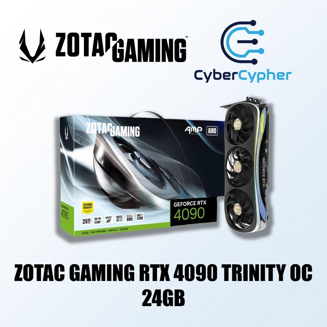 ZOTAC GAMING RTX 4090 TRINITY OC 24GB, Computers & Tech, Parts ...