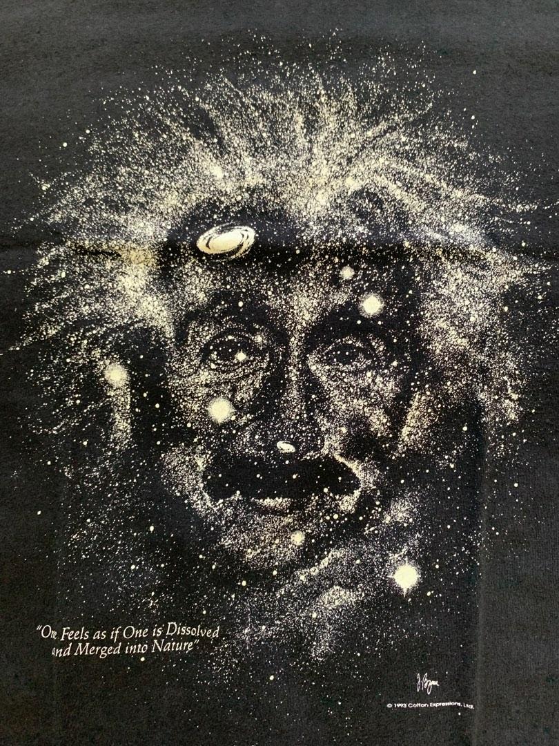 1990's Albert Einstein Graphic Tee, Men's Fashion, Tops & Sets, Tshirts ...