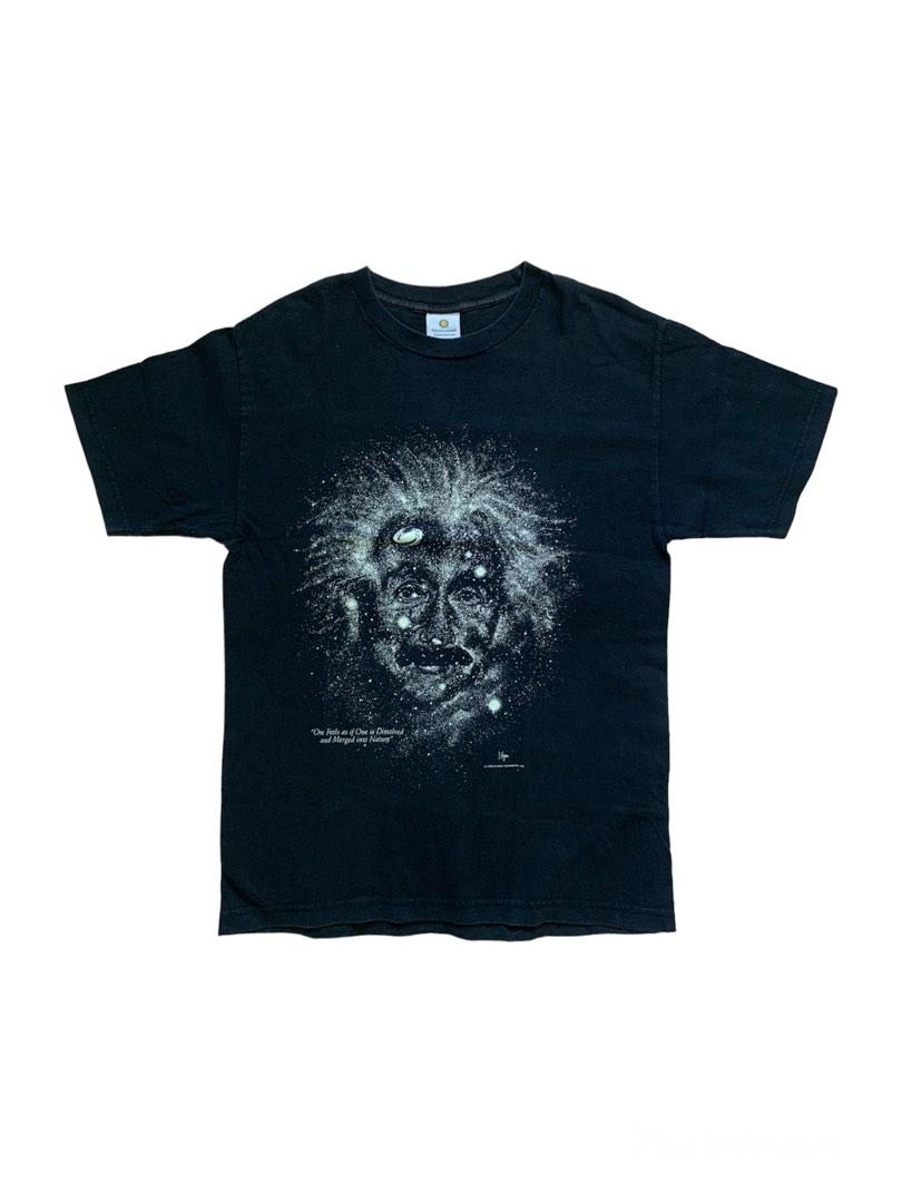 1990's Albert Einstein Graphic Tee, Men's Fashion, Tops & Sets, Tshirts ...