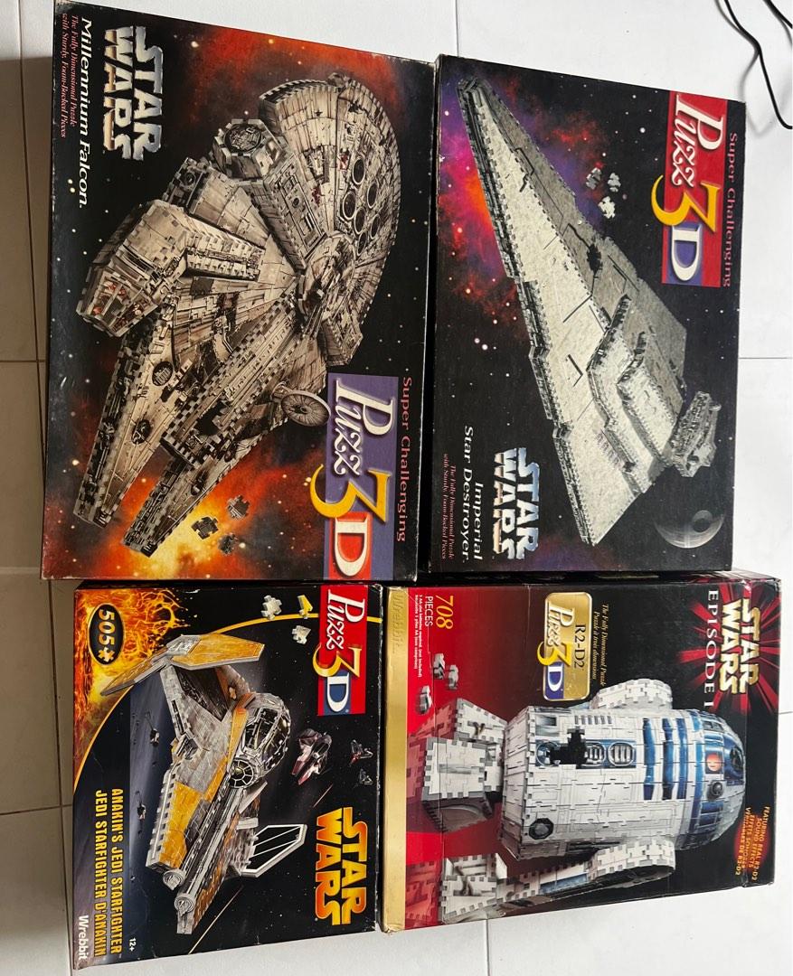 3D Puzzle Puzz3D Star Wars Star Destroyer, Millennium Falcon, R2-D2 ...