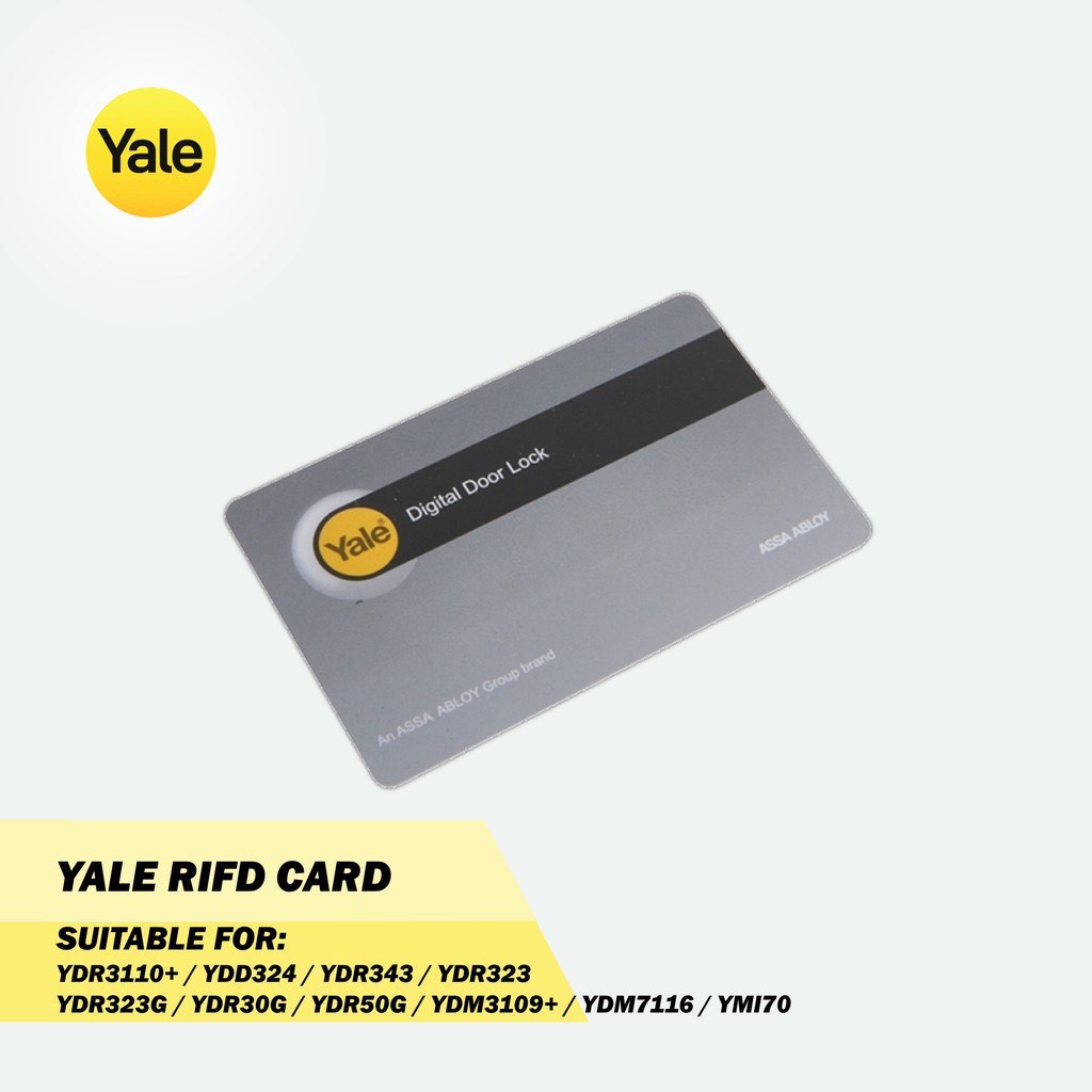 [-58%] Authentic YALE RFID Card and Tags for Digital Locks - Genuine ...
