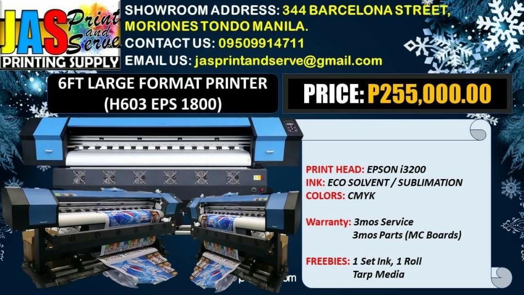 6FT LARGE FORMAT PRİNTER (EPSON İ3200), Computers & Tech, Printers ...