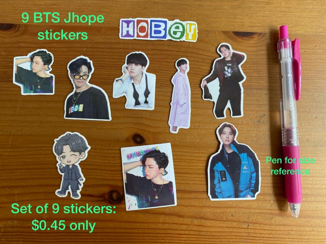 9 JHOPE STICKERS for less than 45 cents!!, Hobbies & Toys, Memorabilia ...