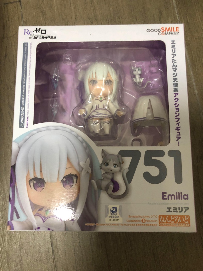 黏土人 751 可以換圖 2 愛蜜莉雅 Emilia Re:從零開始的異世界生活, 興趣及遊戲, 玩具 & 遊戲類 - Carousell
