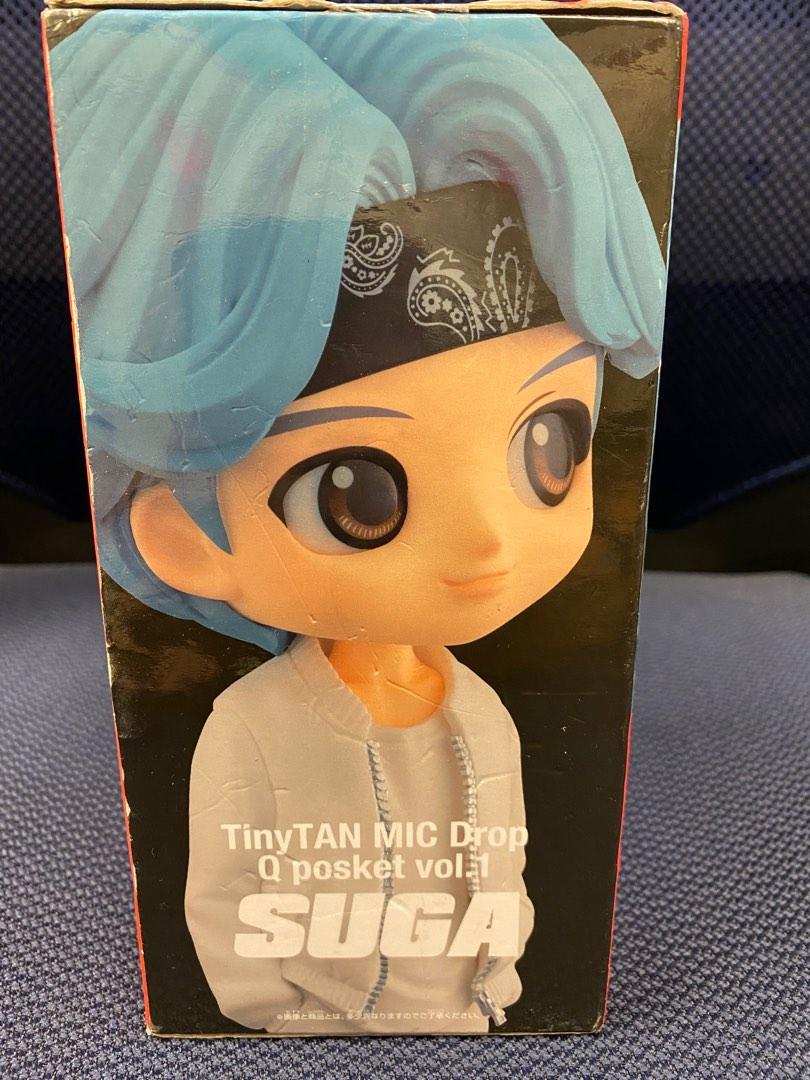 放 日版 QP TinyTAN BTS Suga MIC Drop Vol.1 Q Posket Figure, 興趣及遊戲, 收藏品及紀念品, 明星周邊 - Carousell